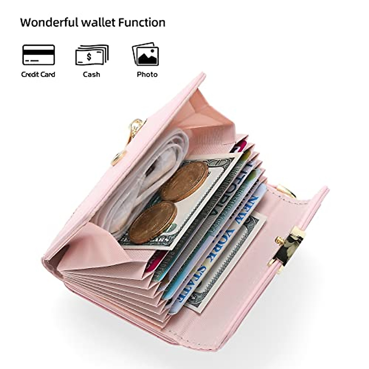 phone protective flip case Compatible with Samsung Galaxy Z Flip 4 5G Case with Card Holder and PU Leather Wallet Case Compatible with Women Girls 360 Shockproof Full Body Protection Bumper Shockproof