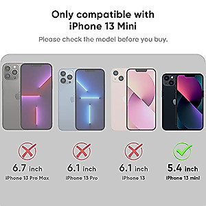 Raysmark iPhone 13 Mini Case, Ultra [Slim Thin] Scratch Resistant TPU Rubber Soft Silicone Protective Crystal Clear Case Cover for iPhone 13 Mini (Clear)