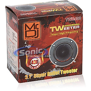 Mr. Dj Compressor Tweeter TWR400-400 Watts, Black
