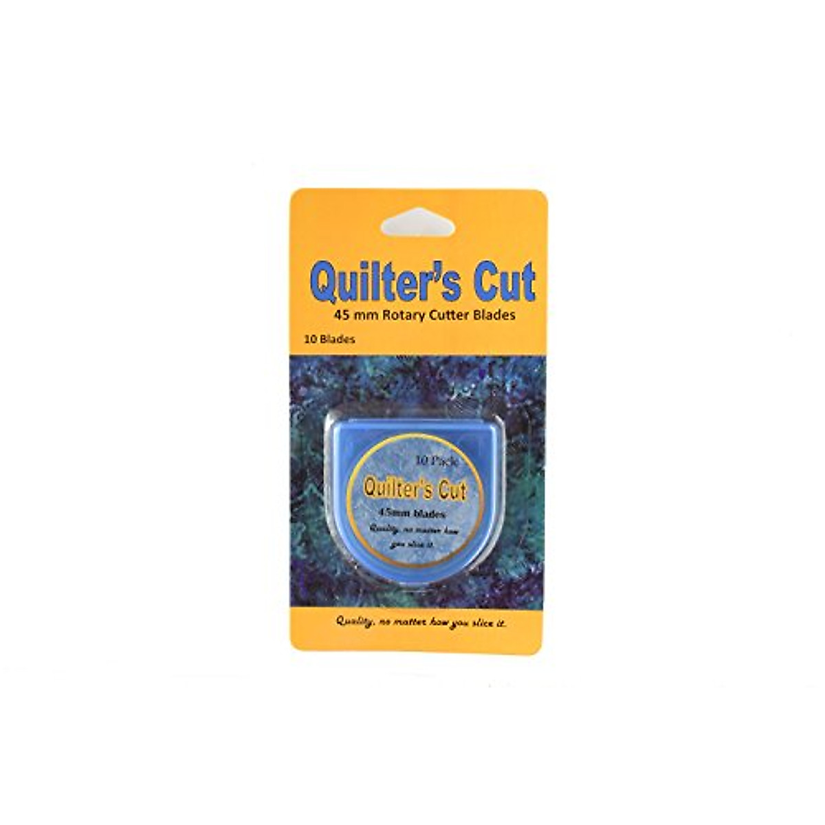 Quilter’s Cut 45mm Rotary Blades, 10 Pack, Fits Olfa, Fiskar, Martelli, & Truecut