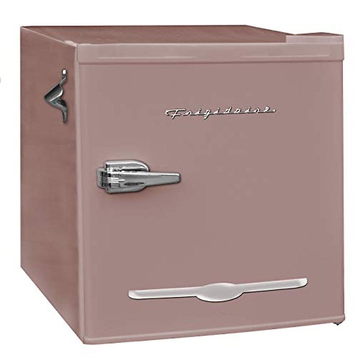 Frigidaire EFR176-CORAL 1.6 cu ft Coral Retro Fridge with Side Bottle Opener. for The Office, Dorm Room or Cabin