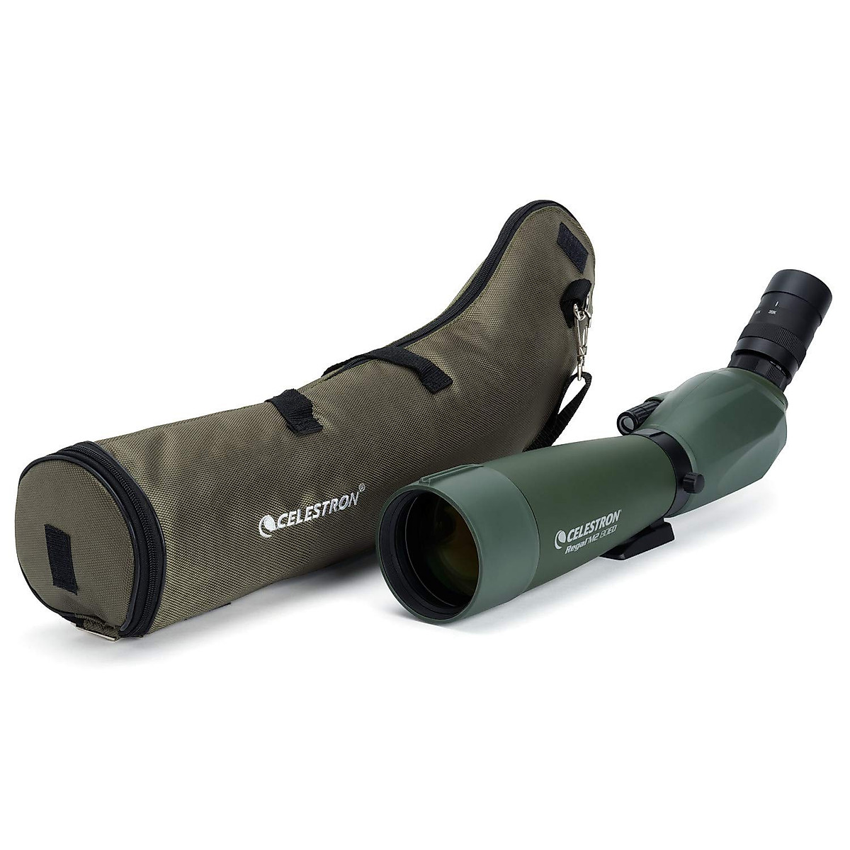Celestron Regal M2 80ED Spotting Scope – Fully Multi-Coated Optics – Hunting Gear – ED Objective Lens for Bird Watching, Hunting and Digiscoping – Dual Focus – 20-60x Zoom Eyepiece