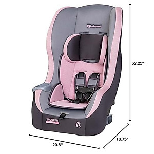 Baby Trend Trooper 3-in-1 Convertible Car Seat, Cassis Pink