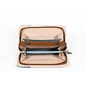 Borzelli. Fashion Purse and wallet Set for women made in Vegan Leather. 2 Pcs. Both include bag strap.