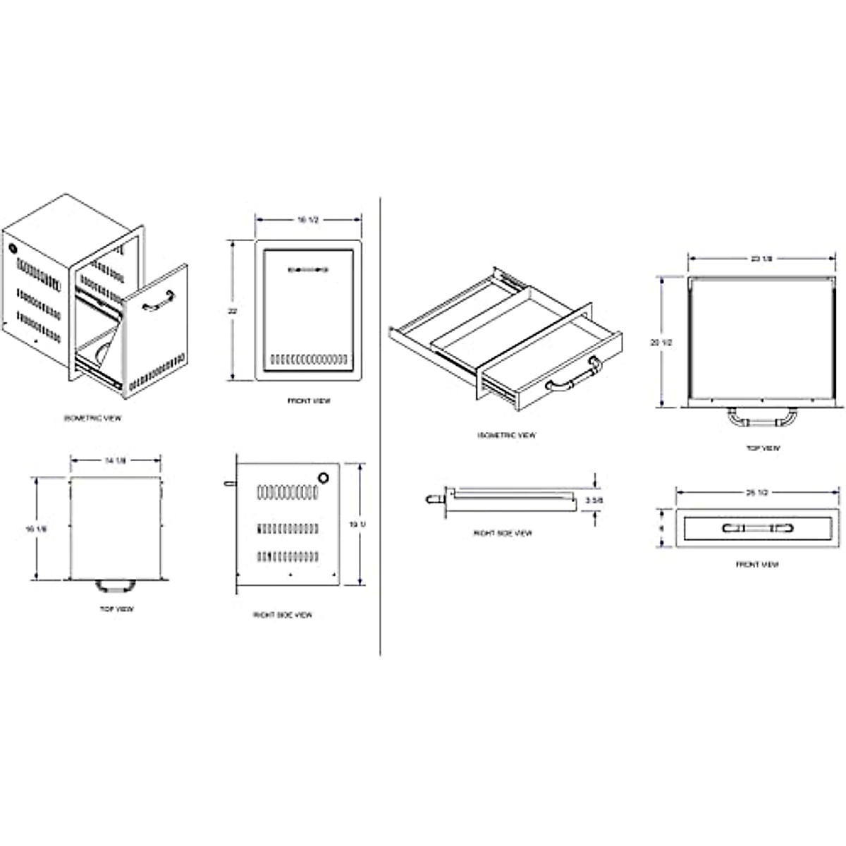 AMS Fireplace BULL grill 30'' Outlaw BBQ Grill with BULL single Side Burner, 30'' Double Doors, Single Drawer, Trash/Propane Drawer, (Natural Gas) FREE Bio-Ethanol Table-top Fire pit