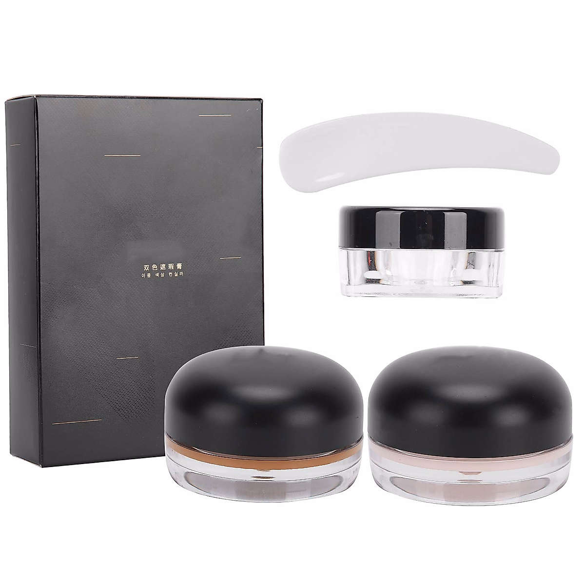 Tattoo Concealer, 2pcs Makeup Body Birthmark Scar Spots Cover Cream Water Proof Two Colors Cover Up Concealer Set Use on Body for Men and Women