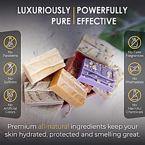 Blue Moon Elise Ain't Buggin Me Citronella Bar Soap for Men and Women, Natural Handmade Soap with Pure Citronella Essential Oils, Soap Bar for Camping and Outdoor Activities