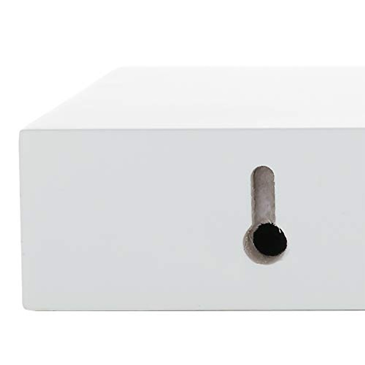 kieragrace Stockholm Maine Floating Wall Shelf - White, 12"