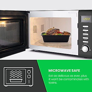 Meal Prep Containers [38OZ] Plastic Food Storage Containers With Lids,10-Pack Reusable To Go Containers, Disposable Food Prep Containers, BPA-free, Stackable, Microwave/Dishwasher/Freezer Safe