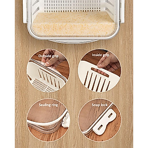 wisedry Silica Gel Flower Drying Container, One Step Retrieve Dried Flowers, 11.5''L X 7.7''W X 6''H Storage Box with Cleanup Mat, Erasable Pen & Adhesive Label (Silica Gel Crystals Not Included)