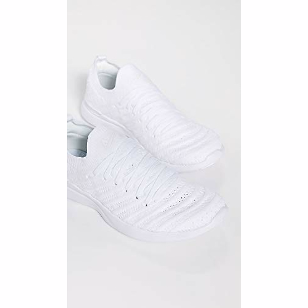 Athletic Propulsion Labs (APL) Women's Techloom Wave Sneaker, White/White, 7.5