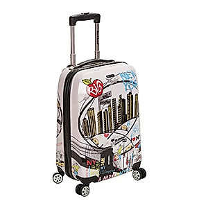 Rockland Departure Hardside Spinner Wheel Luggage, Newyork, Carry-On 20"