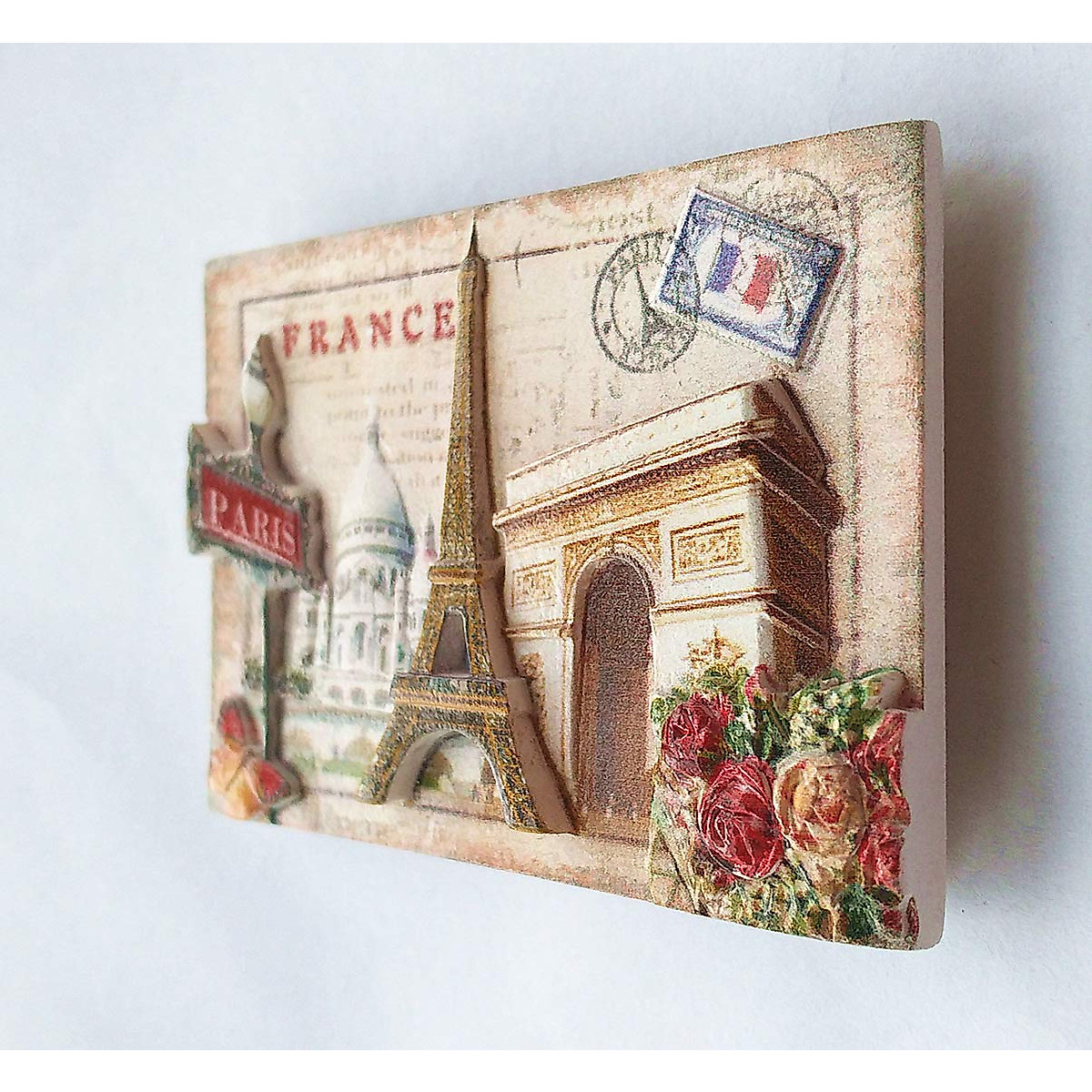 Paris France 3D Fridge Magnet Souvenir Gift,Home & Kitchen Decoration Magnetic Sticker Paris France Refrigerator Magnet Collection