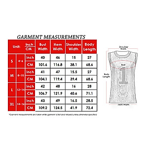 Anna-Kaci Sparkle Glitter Hip Hop T-Shirt Top Tunic Basketball Sequins Tank Vests, Red, Large