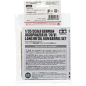 Model Kit - German Jagdpanzer IV Lang Metal Gun Barrel Set - 1:35 Scale - Tamiya