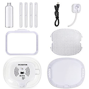 16 Eggs Incubators for Hatching Eggs with Temperature Control, Egg Candle Automatic Egg Turner Poultry Incubators for Hatching Chickens, Ducks, Quails