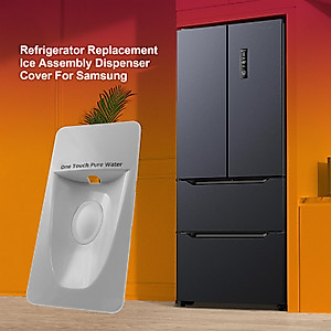 DA97-12942A Ice Assembly Dispenser Cover Fit for Samsung Refrigerator,Water Dispenser Accessories Cover-Dispenser Replaces Part Numbers AP5651849, 3036257, PS5575407 DA97-12942A Assy Cover-Dispenser.