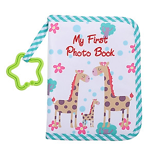 Kisangel Baby Photo Album Soft Baby Book First Year Baby Photo Book Memory Album for Babies Newborns Toddlers