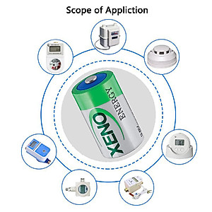 STEPMAX Xeno Energy XL-050F 1/2 AA 3.6V Lithium Battery, Replace Battery for TL-2150 TL-4902 TL-5101 TL-5151 TL-5902 LS14250 (5 Count)