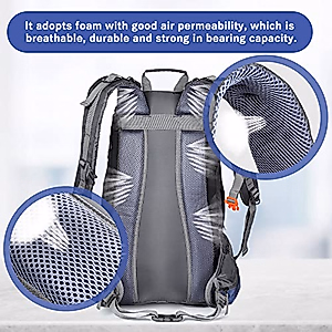 UTEBIT 50L Hiking Backpack, Lightweight Packable Camping Daypack, Water Resistant Foldable Travel Outdoor Backpacks for Men Women with Rain Cover