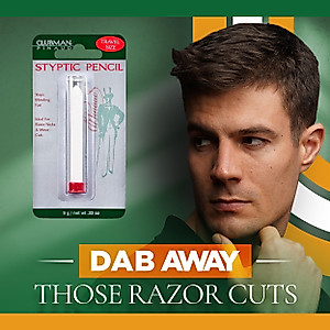 Clubman Pinaud Travel Size Styptic Pencil, Quick Nick & Cut Healing for Shaving, 0.33 Oz (Pack of 6)