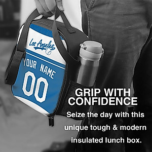 INAOO Lunch Bag Los Angeles Personalized Lunch Box Backpack Gifts for Men Women