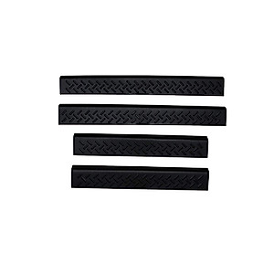 Auto Ventshade [AVS] Stepshield | Black, 4 pc | 91114 | Fits 2004 - 2008 Ford F-150 SuperCrew