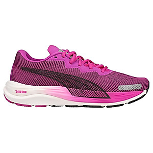 PUMA Womens Velocity Nitro 2 Running Sneakers Shoes - Pink - Size 8 M