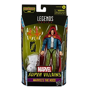 Marvel Hasbro Legends Series 6-inch Collectible Action The Hood Figure, Includes 4 Accessories and 1 Build-A-Figure Part