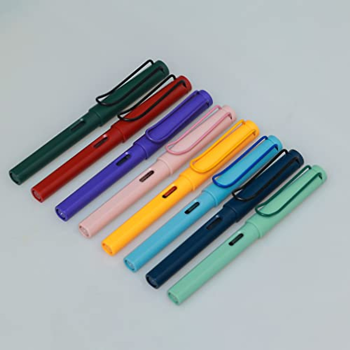 Urhomefull Calligraphy Fountain Pens Set - 8 Calligraphy Pens 40 Ink Cartridges, Calligraphy Ink Set Perfect for Beginners, Calligraphy Kit Gift Set for Birthday Graduation Christmas