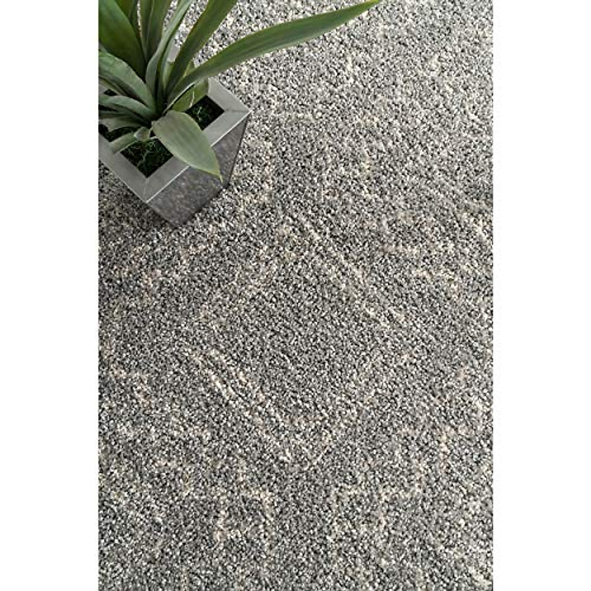 nuLOOM Vasiliki Moroccan Tribal Shag Area Rug, 3' x 5', Silver