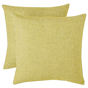Threshold Decorative Pillows Sofa Throw Cushions, Yellow