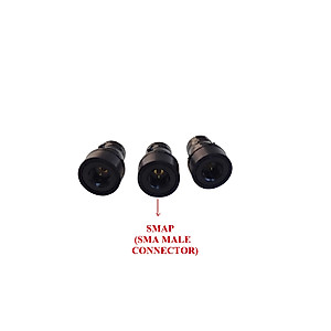 Anteenna TW-BNCJ-SMAP (3 Packs) Adaptor Connector BNC Female to SMA Male is Suit for Ham (144/430MHz) Handheld Antenna BNC Male