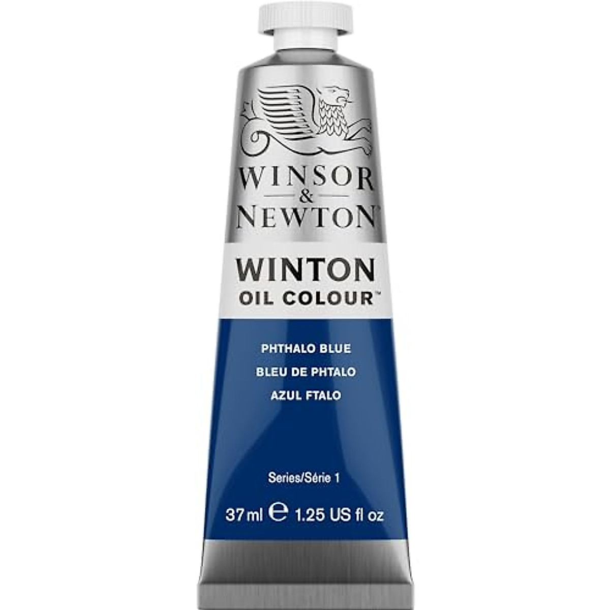Winsor & Newton Winton Oil Color, 37ml (1.25-oz) Tube, Phthalo Blue