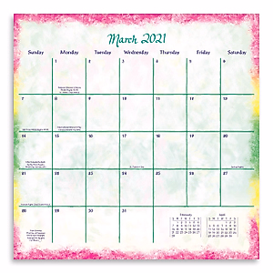 Blue Mountain Arts 2021 Wall Calendar "Mom, Thank You for a Lifetime of Love" 12 x 12 in. 12-Month Hanging Wall Calendar Is a Sweet Gift for a Wonderful Mother