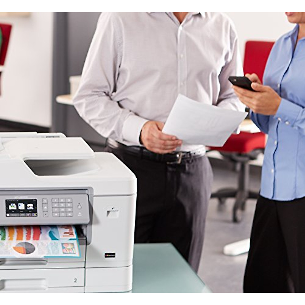 Brother MFC-J6935DW Inkjet All-in-One Color Printer, Wireless Connectivity, Automatic Duplex Printing, Amazon Dash Replenishment Ready