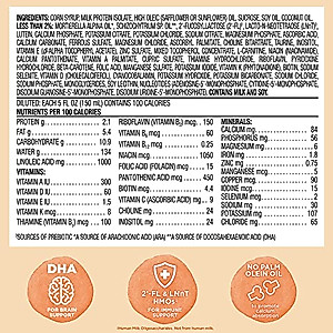 Amazon Brand - Mama Bear Sensitivity Baby Formula Powder with Iron, Reduced Lactose, Non-GMO, 2'-FL HMO for Immune Support, 22.5 Ounce