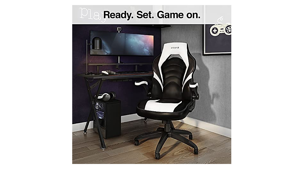 STAPLES Emerge Vortex Bonded Leather Gaming Chair 2-Pack | Ergonomic ...