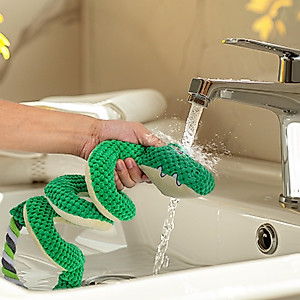 EASTPET Squeaky Dog Toys with Pull Rope,Large Dog Tug of War Toy,Medium/Large Breed,Toys for Dental Health