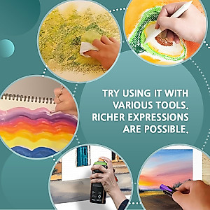 HA SHI Soft Chalk Pastels, 48 colors with additional 2pcs, Non Toxic Art Supplies, Drawing Media for Artist Stick Pastel for Professional, Kids, Beauty Nail Art, Pan Chalk Pastels