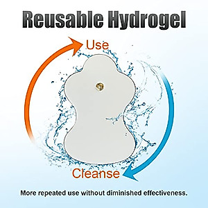 (24PCS) Compatible with Omron TENS Unit Replacement Pads Reusable Pads (not Omron Brand) 12 Pairs