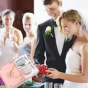 JOYOFUN Couple Coffee Mugs,Wedding Gifts Engagement Gifts for Newlyweds Couple Ceramic Marble Mugs Set Bridal Shower Gifts Marriage Gifts Valentine's Day Anniversary Ideal Cups Gift(14 oz)