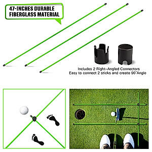 Asyxstar Golf Swing Trainer Aid - Power Flex Golf Swing Training aid for Strength,Balance Speed and Tempo Golf Training Equipment