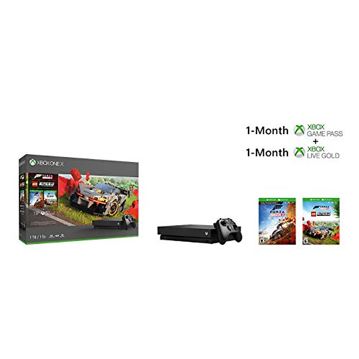 Microsoft Xbox One X 1TB Console with Forza Horizon 4 Lego Speed Champions Bundle (1TB) - Xbox One