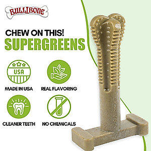 Bullibone Small SuperBrush Bundle - Three Delicious Flavors Apple/Cinnamon Pink Peppermint Super Greens