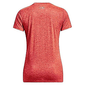 Under Armour Women's Tech Twist T-Shirt, (629) Beta/Pomegranate/Metallic Silver, Medium