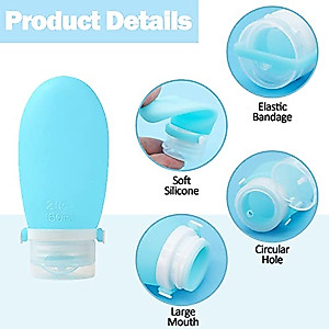 TACYKIBD 4Pcs Squeeze Salad Dressing Bottles, Leakproof Medium Oval Sauce Condiment Bottles with Bandage and Dressing to Go for Lunch, Portable Salad Dressing Container with 2Pcs Cleaning Brush(2OZ)
