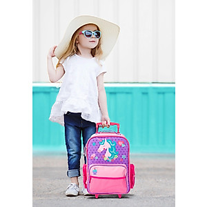 Stephen Joseph Kids Classic Rolling Luggage, Rainbow, One Size