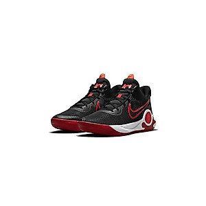 Nike Men's KD Trey 5 IX Basketball CW3400-002 Sneakers, Black/White/Bright Crimson/University Red, 11