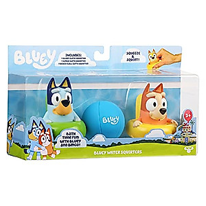 Bluey Bath Squirters 3-Pack, Multicolor, Small